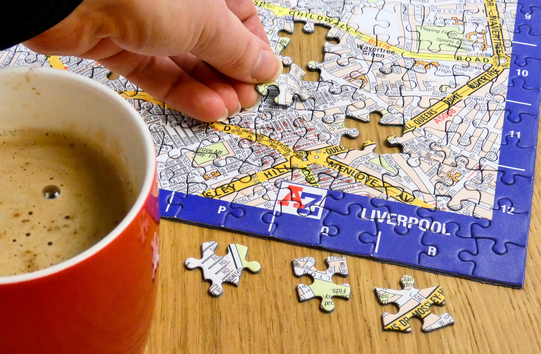 Harper Collins A to Z Map Jigsaw Puzzles – Geopacks