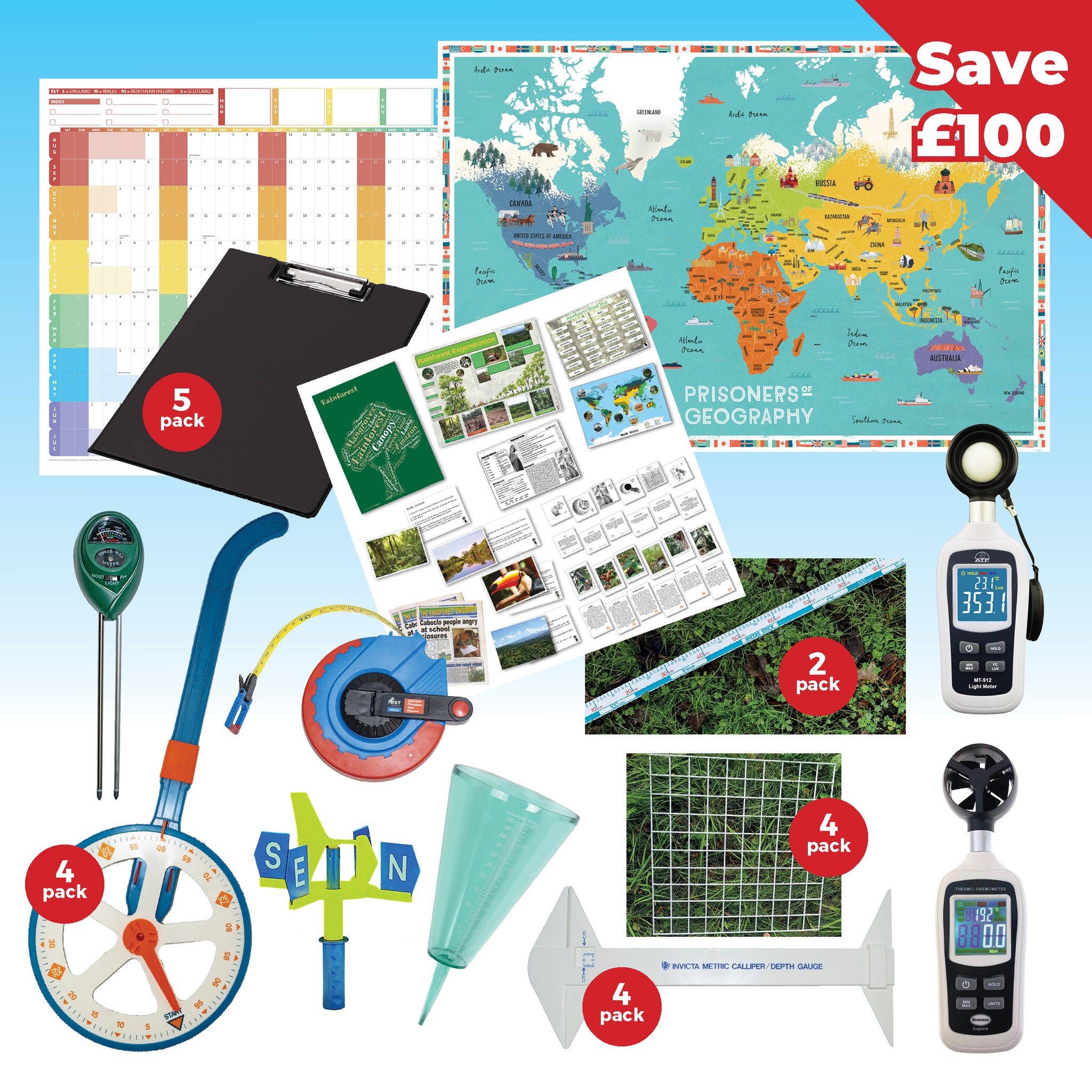 Primary Geo Explorers Bundle – Geopacks