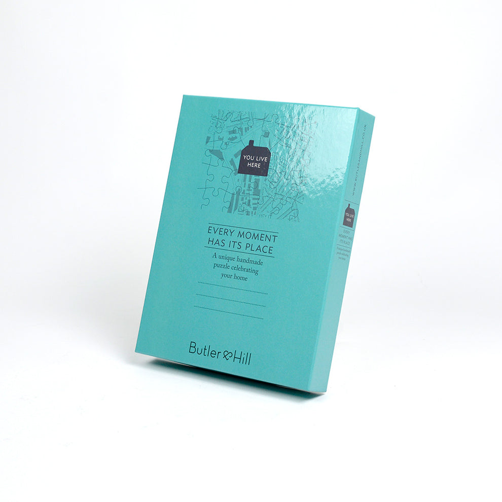 Personalised Topographical 100 Piece Map Jigsaw Puzzle – Geopacks