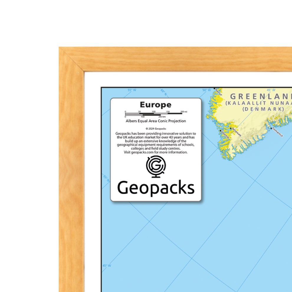 Political Map of Europe – Geopacks