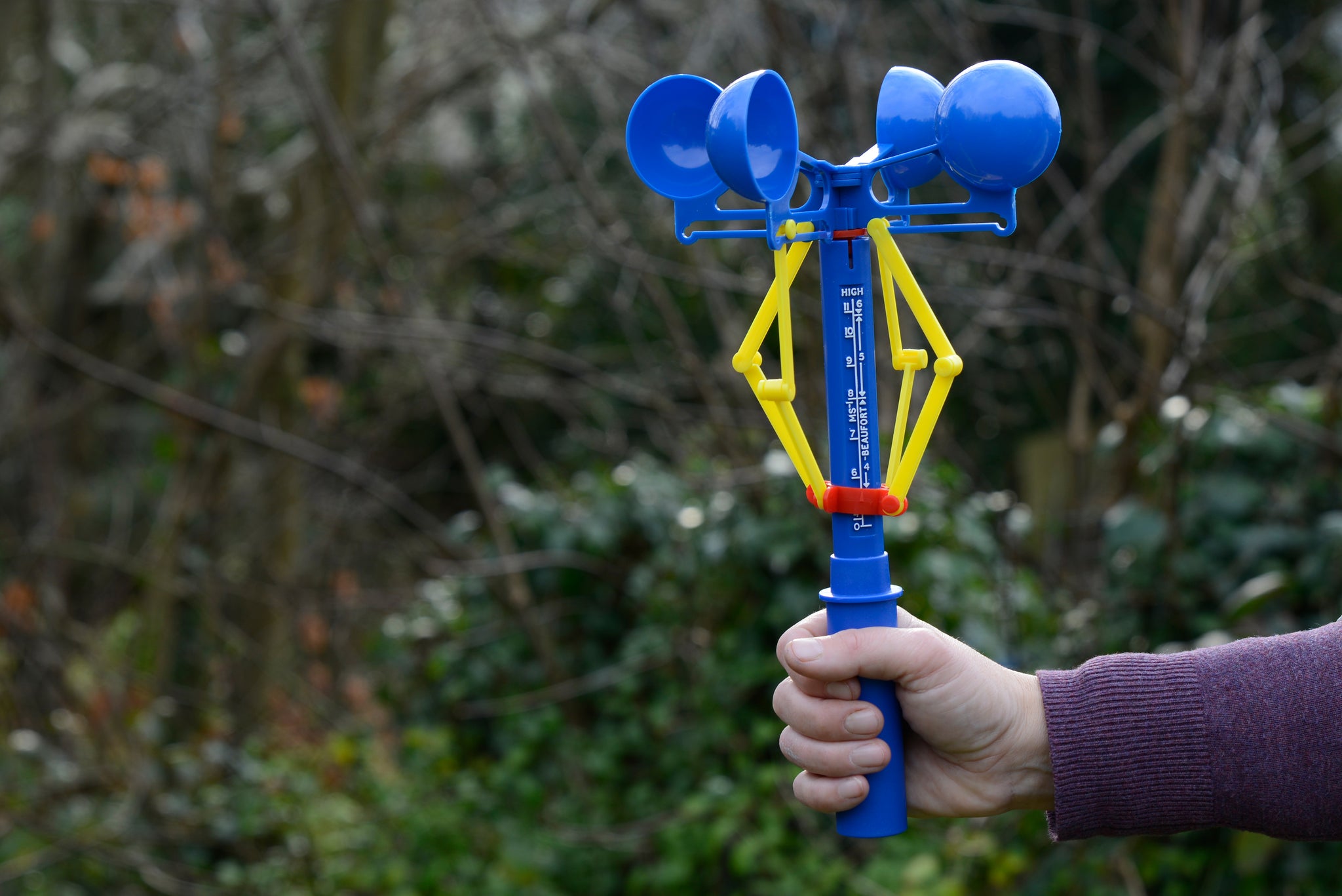 Plastic anemometer hand-held or permanently fixed | Invicta | Geopacks