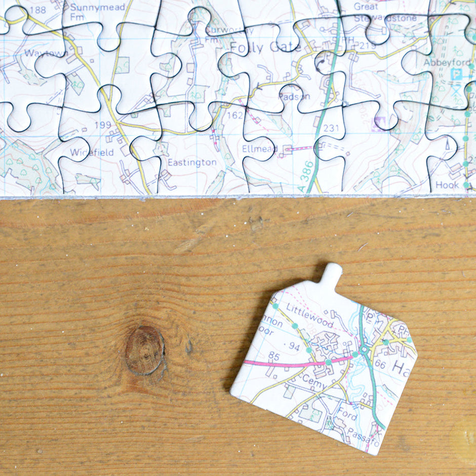 Personalised Map Jigsaw Puzzles – Geopacks