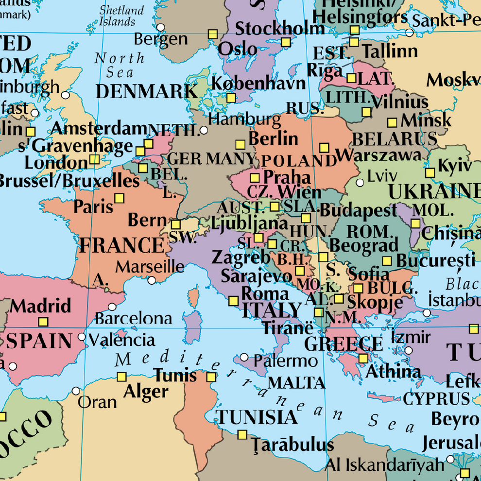 World Countries Map – Geopacks