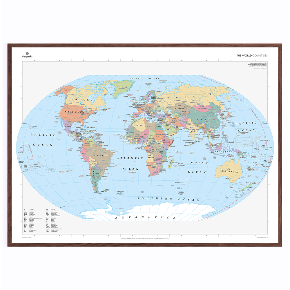 World Countries Map – Geopacks