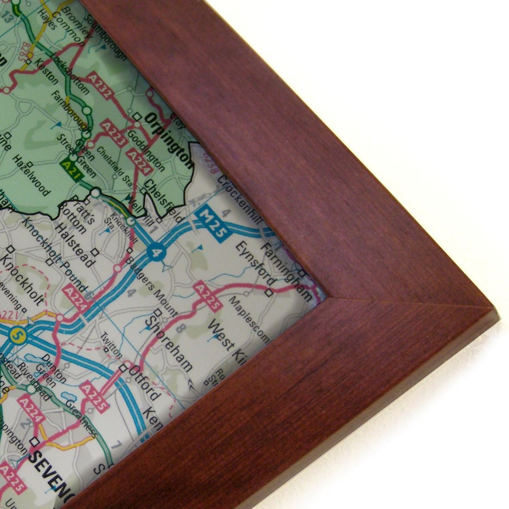 UK Postcode Wall Map - Postcode Areas Map of Great Britain & NI