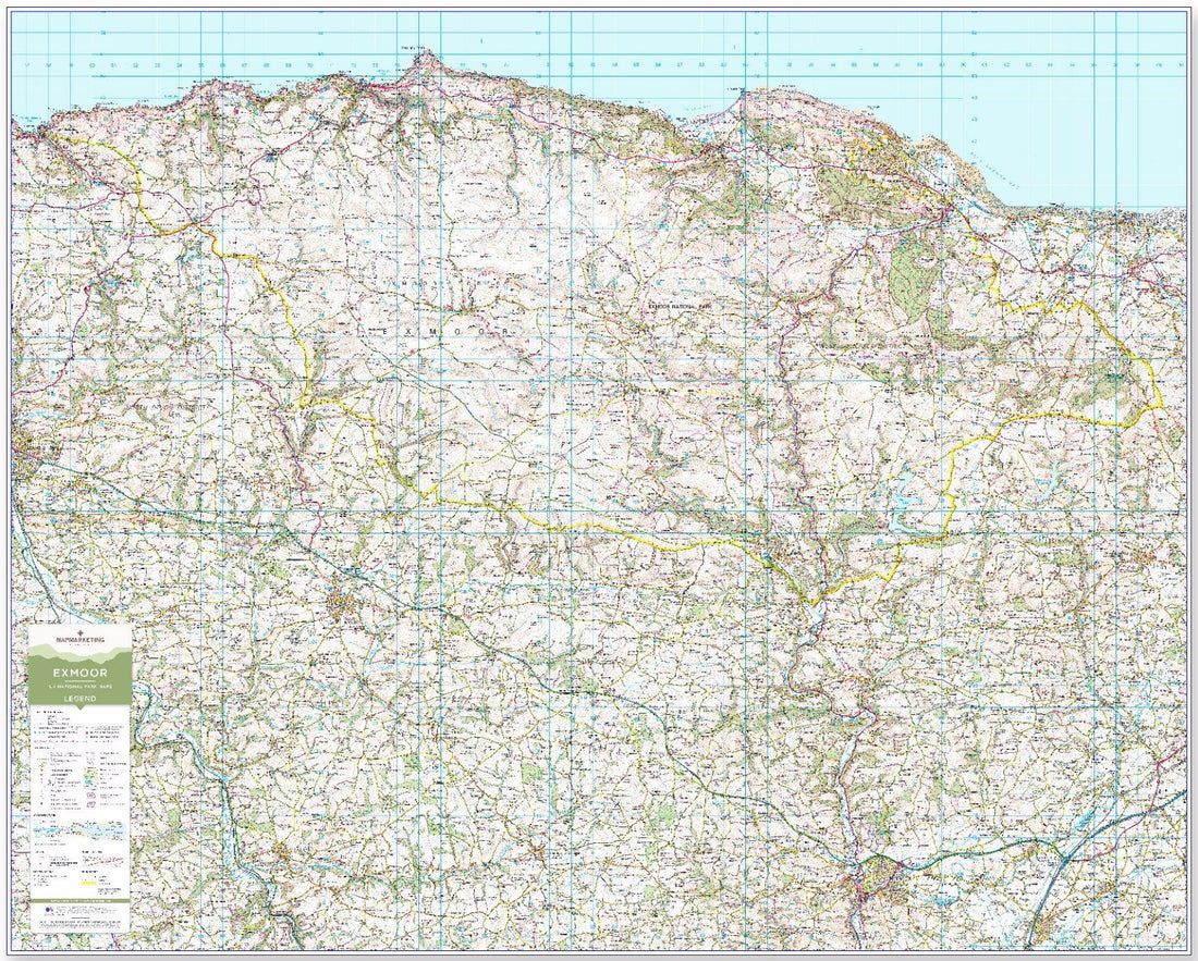 Exmoor - UK National Park Wall Map – Geopacks